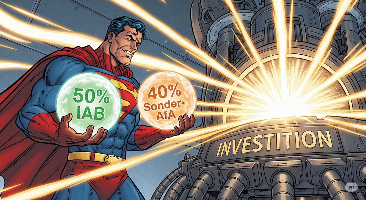 IAB: Mit dem Investitionsabzugsbetrag Steuern sparen 2025